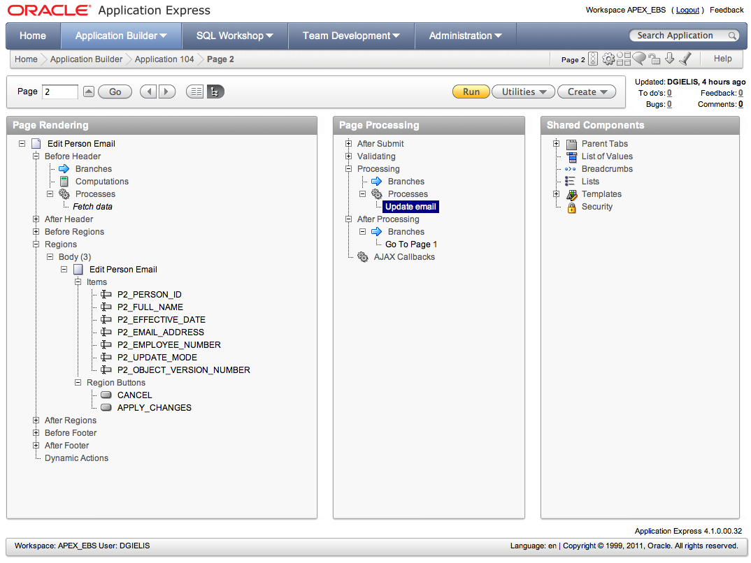 Dimitri Gielis Blog (Oracle Application Express - APEX): Updating EBS ...