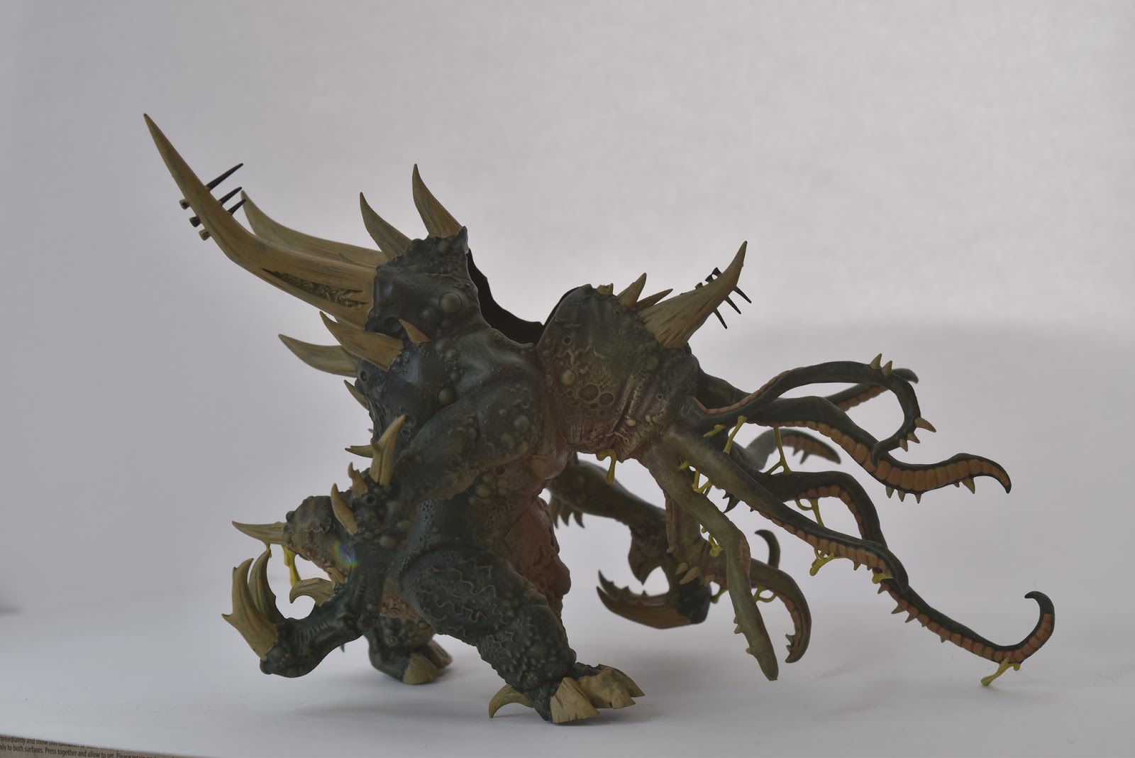 Converted Nurgle Army: Maggoth Lord - W.I.P v1 - Beast body / Basecoat