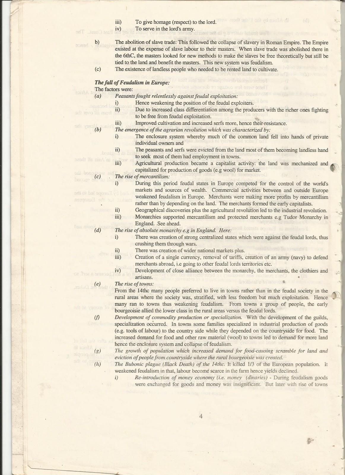 FORM FIVE & SIX STUDY NOTES & PAST PAPERS BLOG: HISTORY PAPER II ...