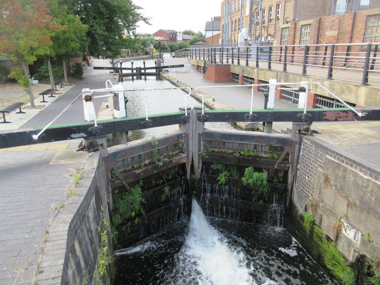 Liberal England: The Nottingham Canal joins the Trent at Meadow Lane Lock