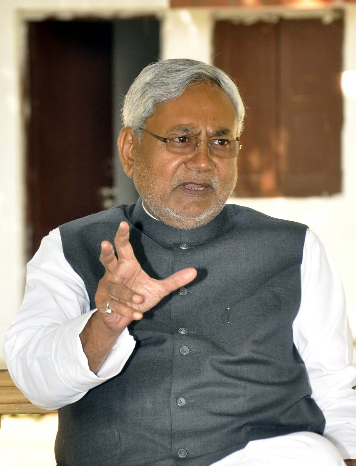 View Patna: Lens view of Bihar Chief Minister Nitish Kumar