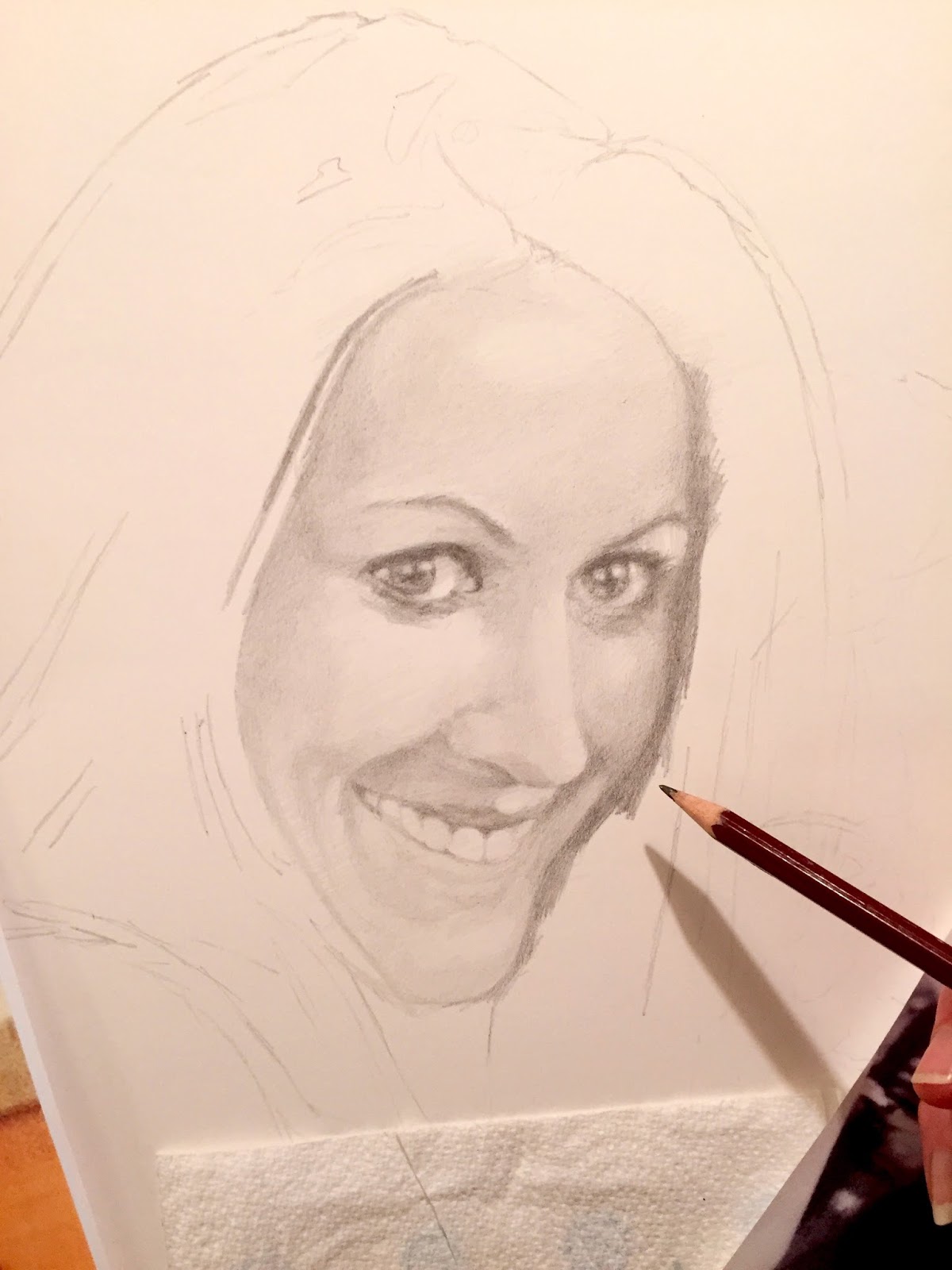 Julie Douglas, Notes from The Atelier: Portrait Drawing, graphite pencil