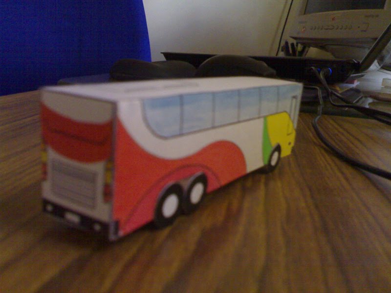 How to make a paper Bus