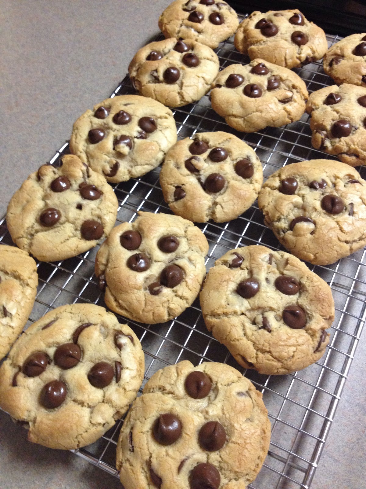 Honey, What's for Dinner?: Bakery Style Chocolate Chip Cookies