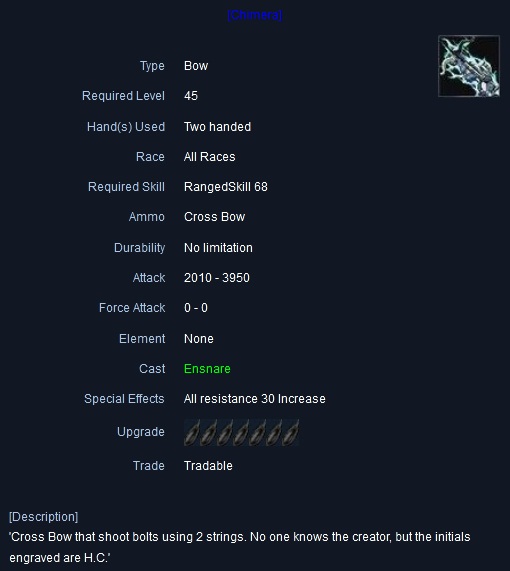 [Chimera] - Guide RF Online
