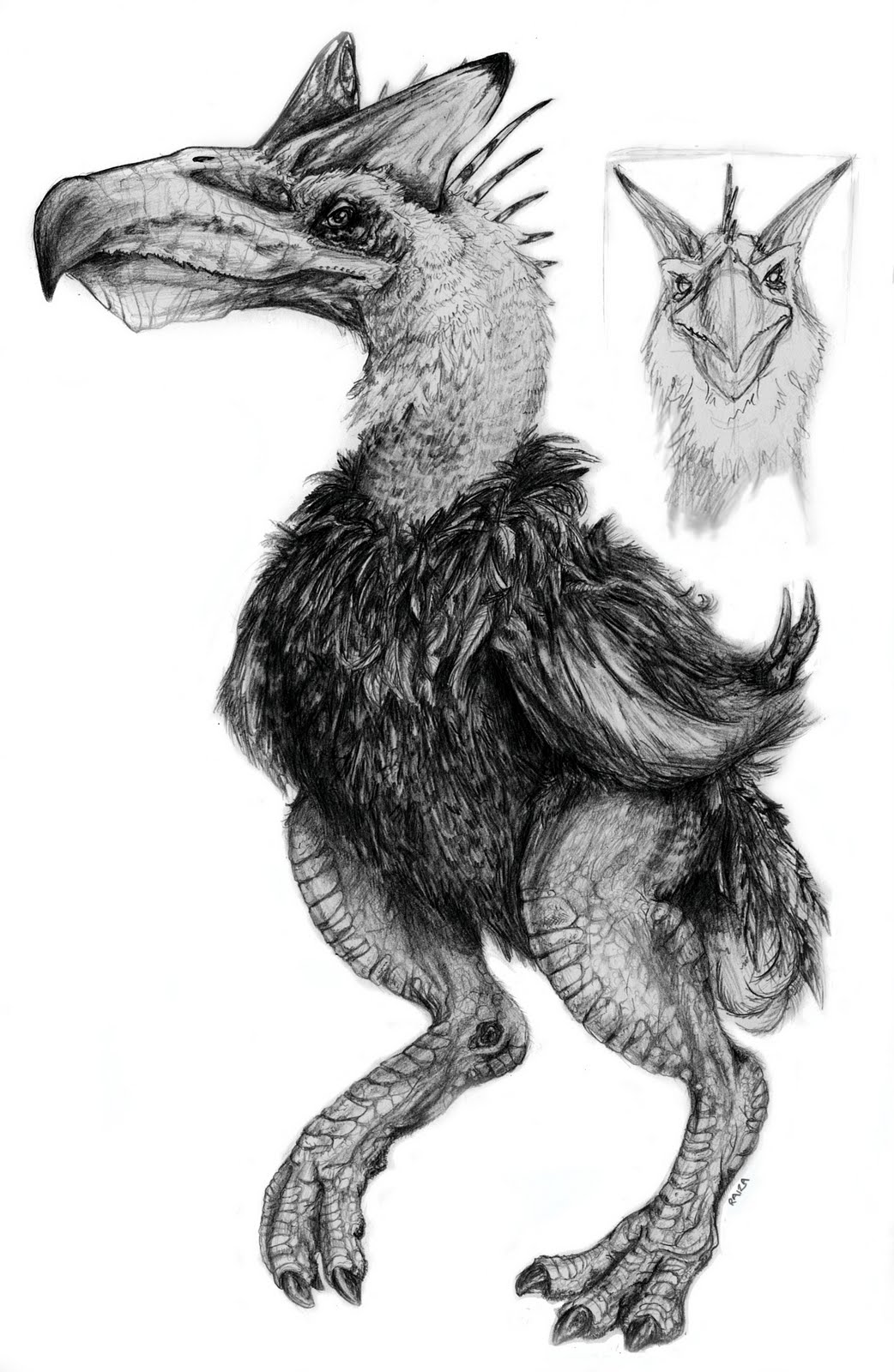 The Art of Cody Raiza: Don't mess with a Terror Bird