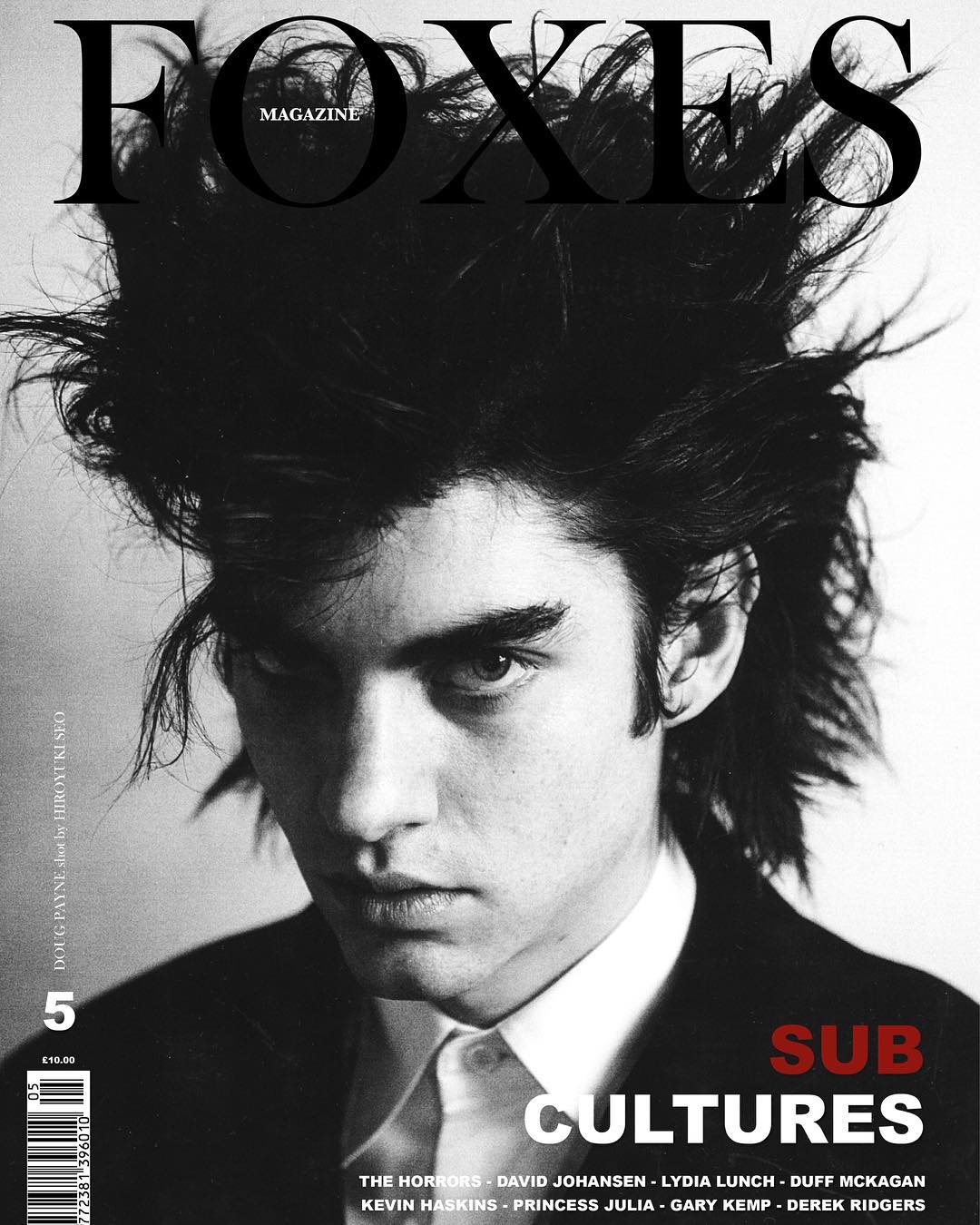 Doug Payne revive el punk en la portada de Foxes Magazine
