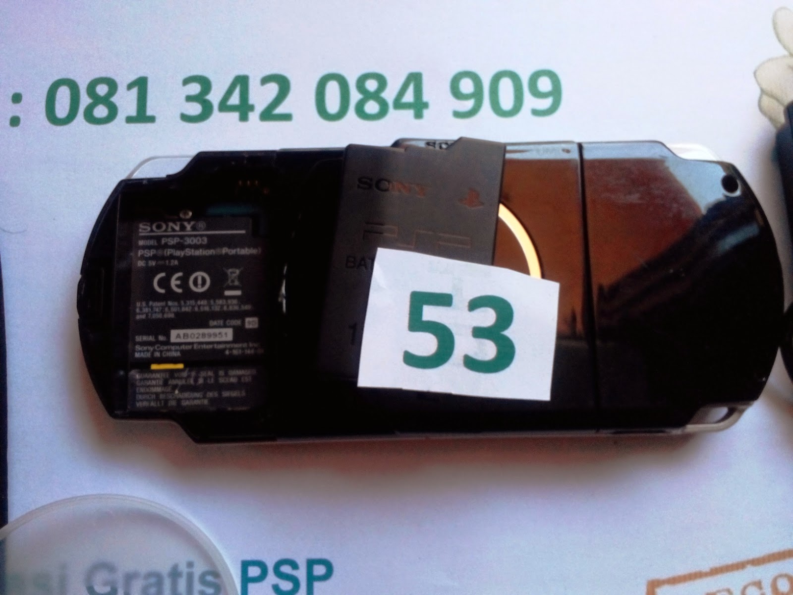 #53 PSP 3003 Black Persona 3 Memory 16 Gb + 2 UMD Sony - Obral PSP Second