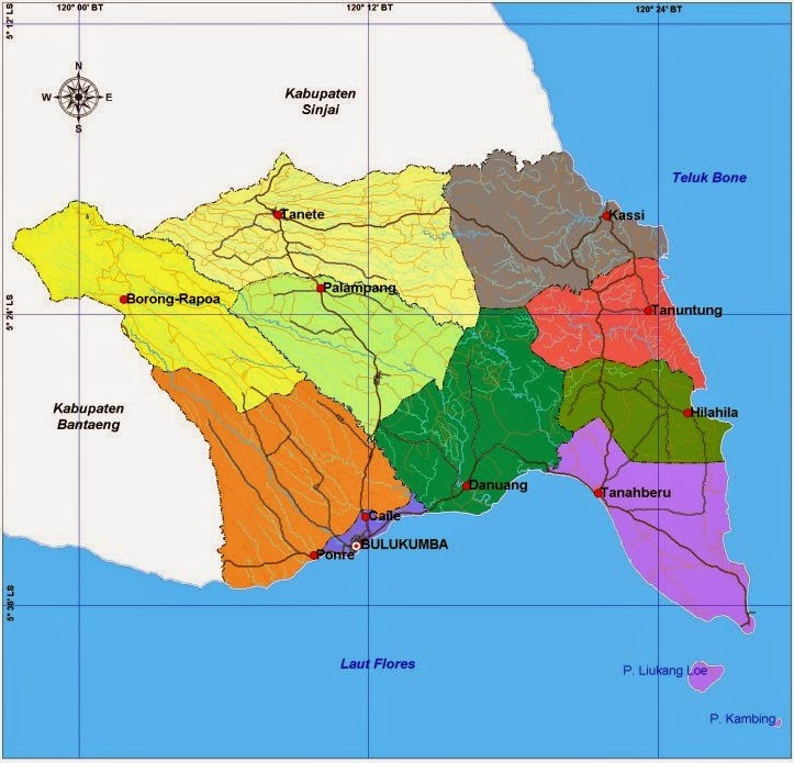 SYAHRULSYAM BLOGSPOT: LETAK GOEGRAFI DAN TOFOGRAFI KOTA BULUKUMBA