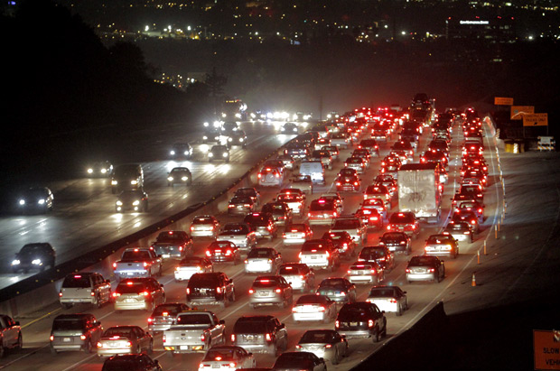 transpress nz: LA's Interstate 405 north jammed for 5 hours