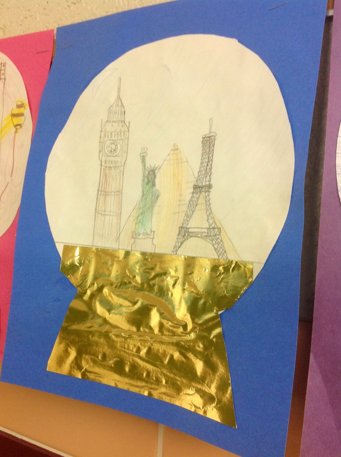 The Artsy Fartsy Art Room: 6th Grade Snow Globes