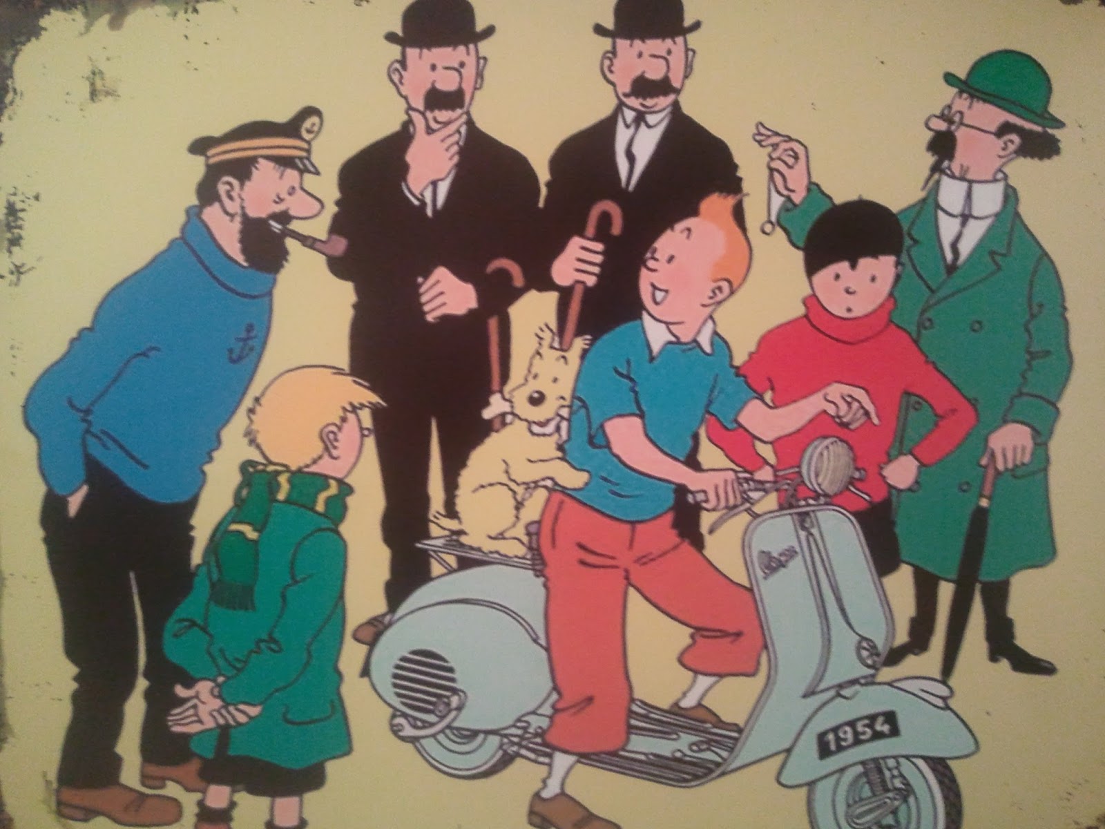 Museo Vespa España: Vespa comic