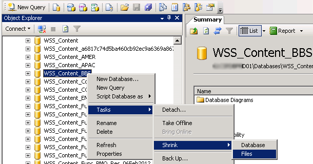 SharePoint \ SQL Server: Truncate and Shrink SharePoint Transaction ...
