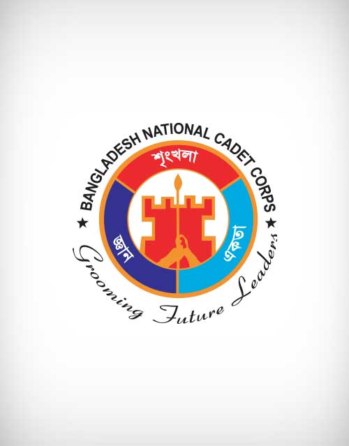 bangladesh national cadet corps vector logo