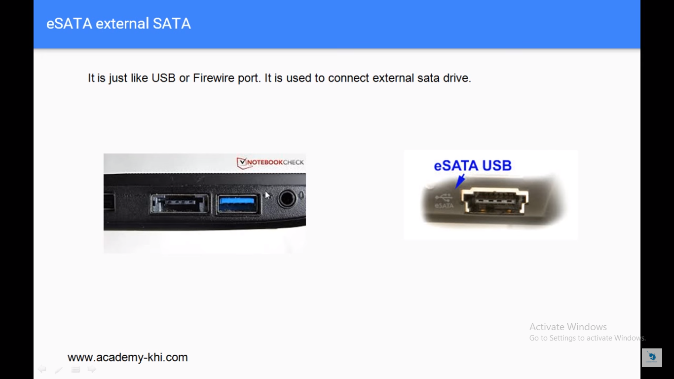 Technology: Ports and Interface