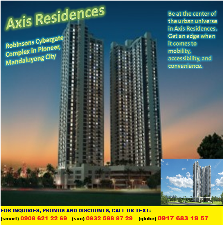 AXIS RESIDENCES PIONEER - METRO MANILA CONDO PROPERTIES