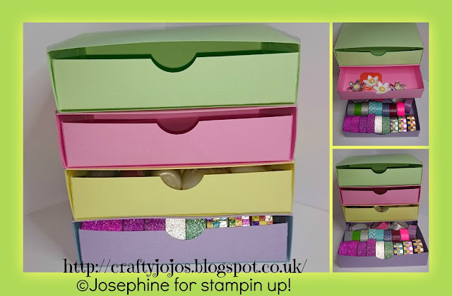 Crafty JoJo`s Blog: Drawer Stack for a tidy Desk