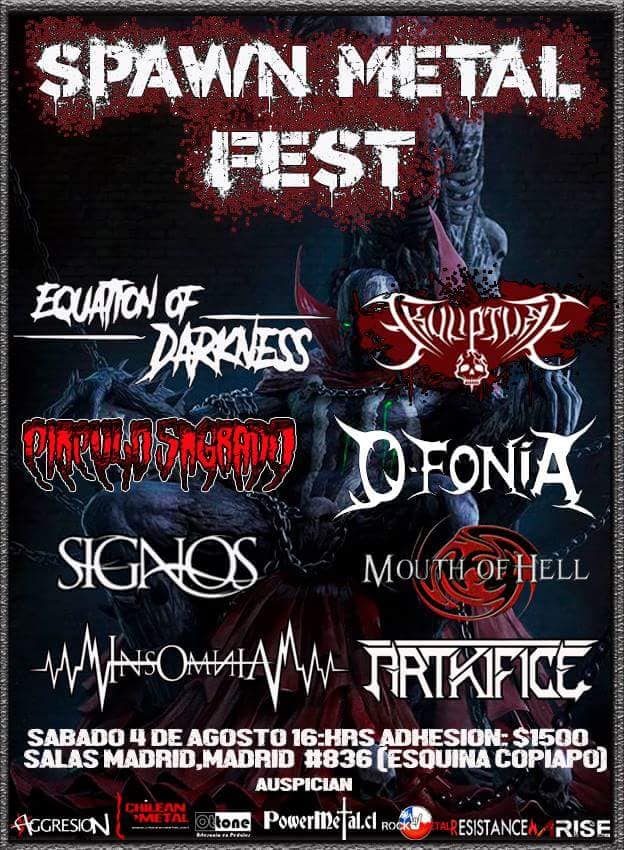 Sábado 4 de agosto-Spawn Metal Fest