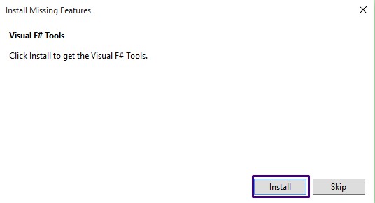 Installing Visual F# Tools on Visual Studio 2015 - HTML