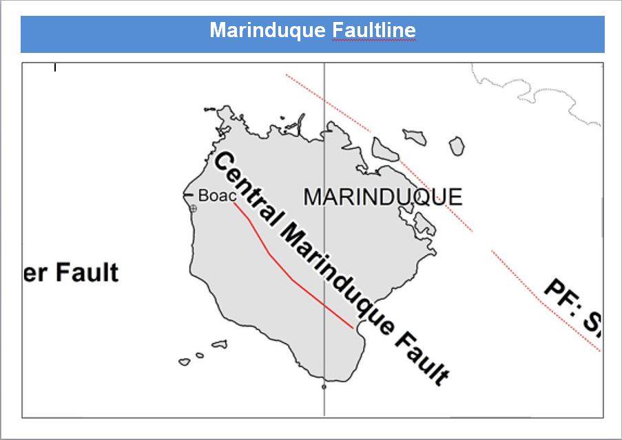 Ang 29.4 km Central Marinduque Fault, Fault Lines at Trenches sa ...
