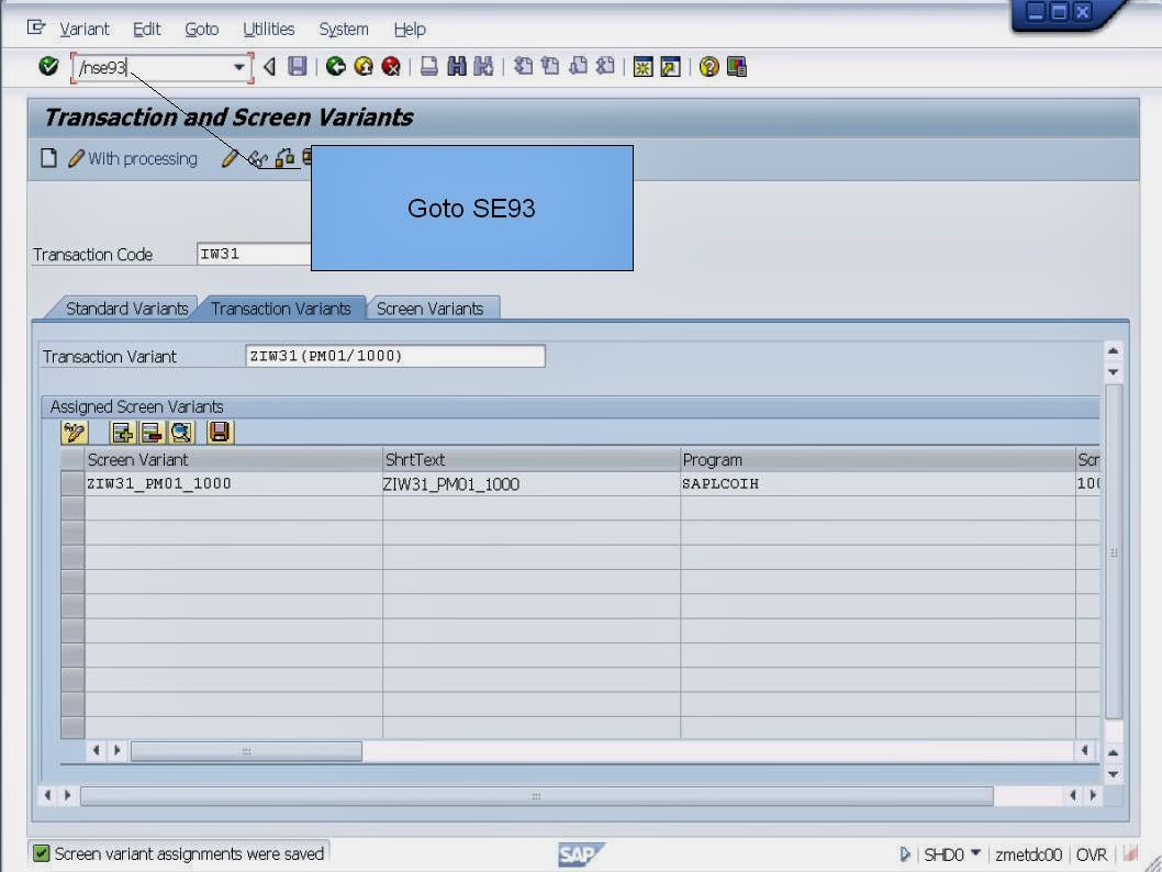 青蛙SAP分享 Froggy's SAP sharing: PM Transaction Variant for IW31 with ...