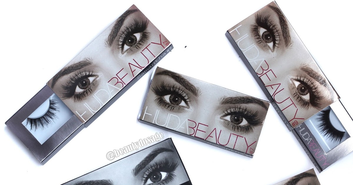 HAUL: Huda Beauty eyelashes | Beauty Dosage