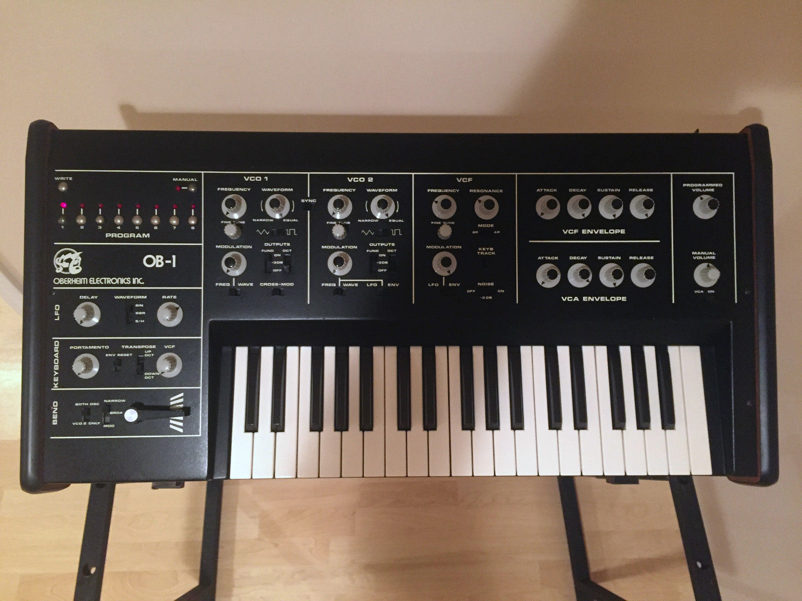 MATRIXSYNTH: Oberheim OB-1 Synthesizer Complete Set SNs 0134 & 0159