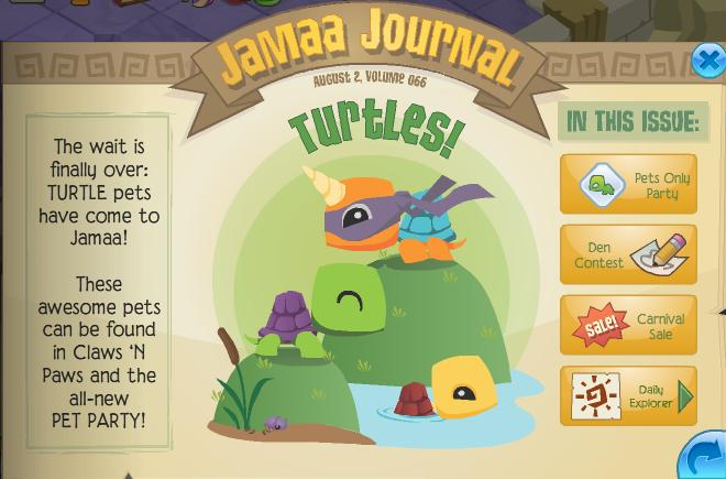 Animal Jam World Of Adventure: Turtles in Jamaa!