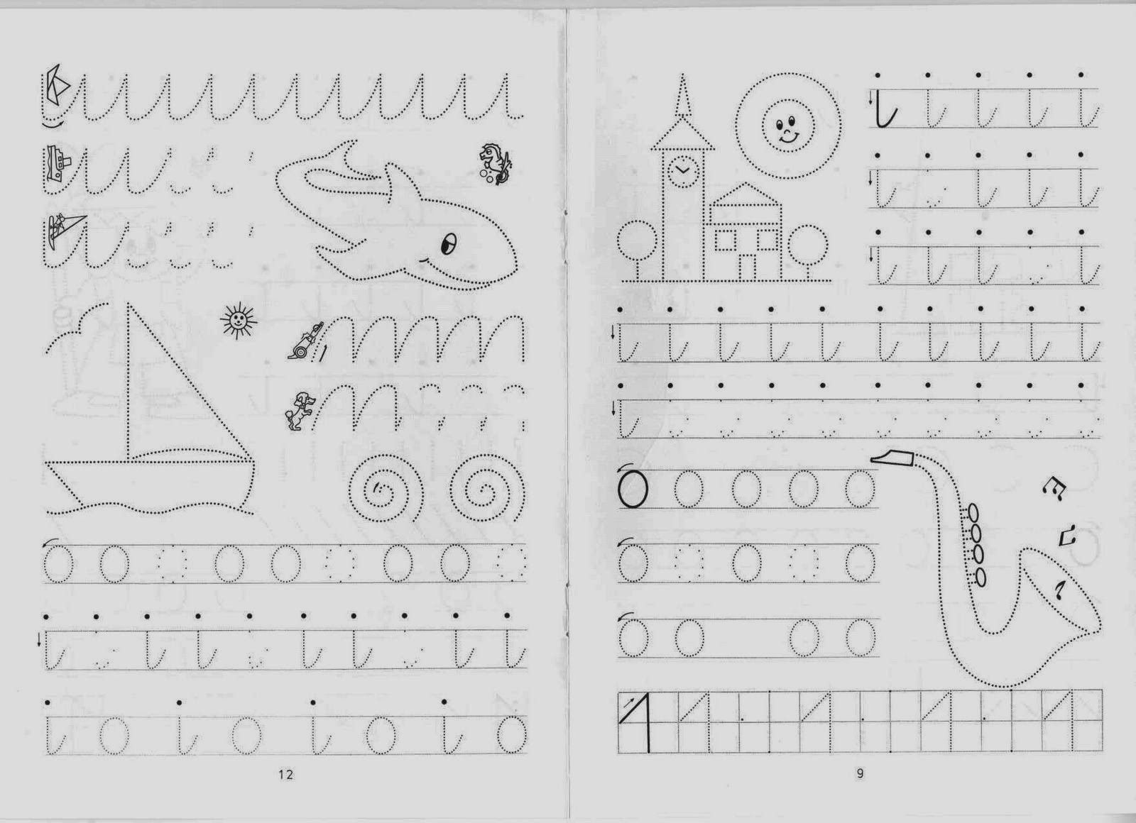 Aprende Brincando: Vários Grafismos de Preparação para a Escrita das Letras