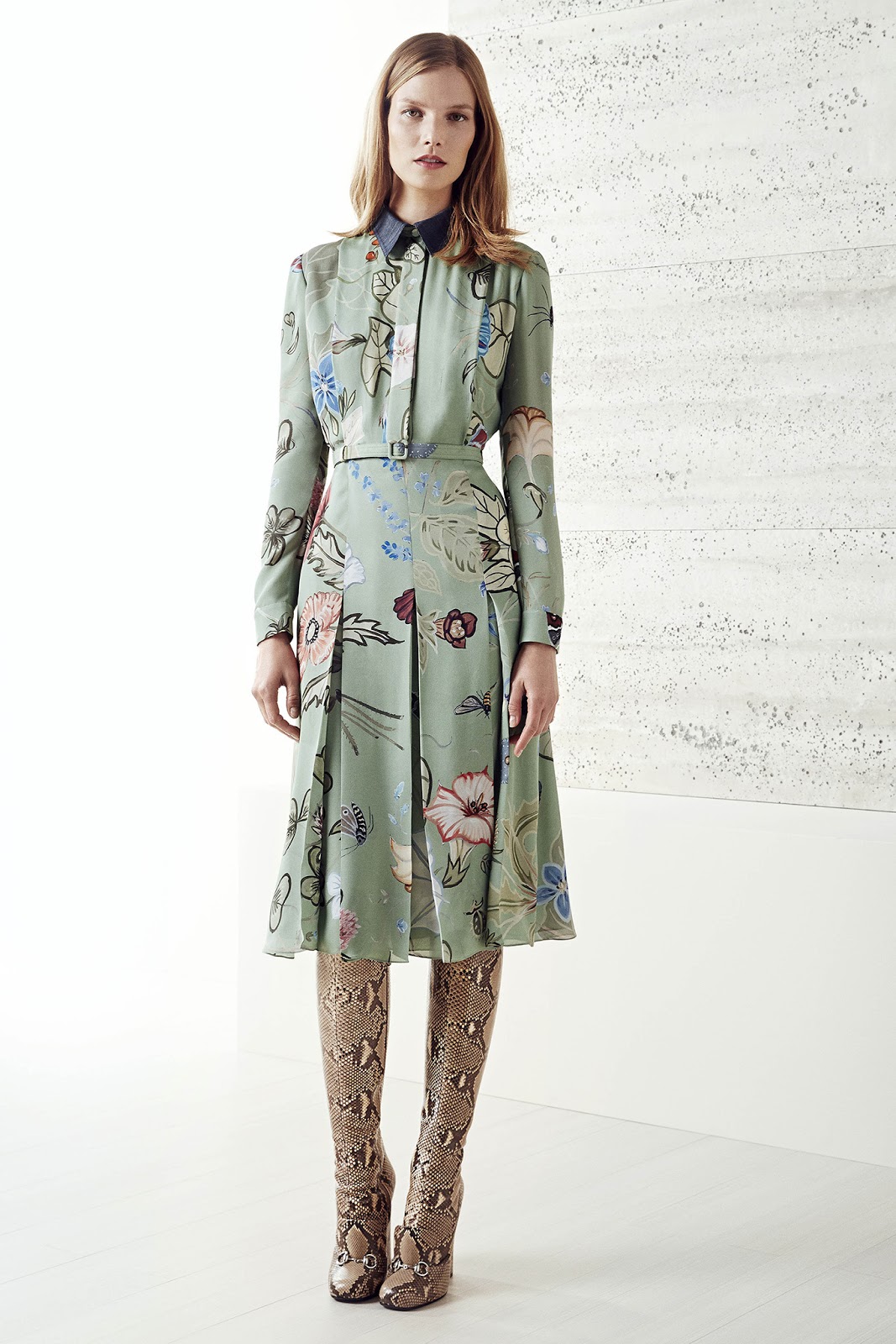 nadja bender, ine neefs and suvi koponen for gucci resort 2015 | visual ...