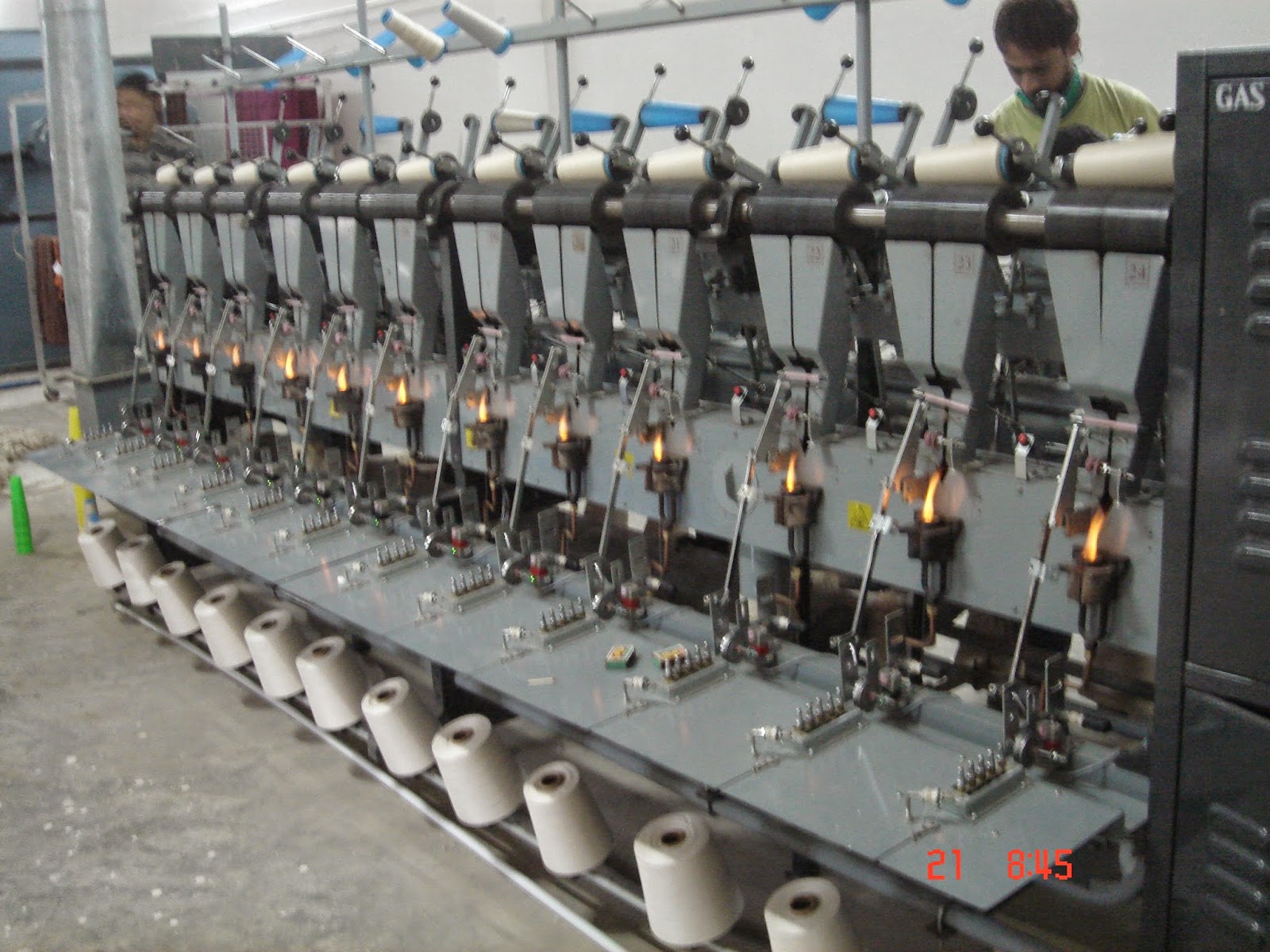 GAS YARN SINGEING MACHINE - GASSING MACHINE: November 2014
