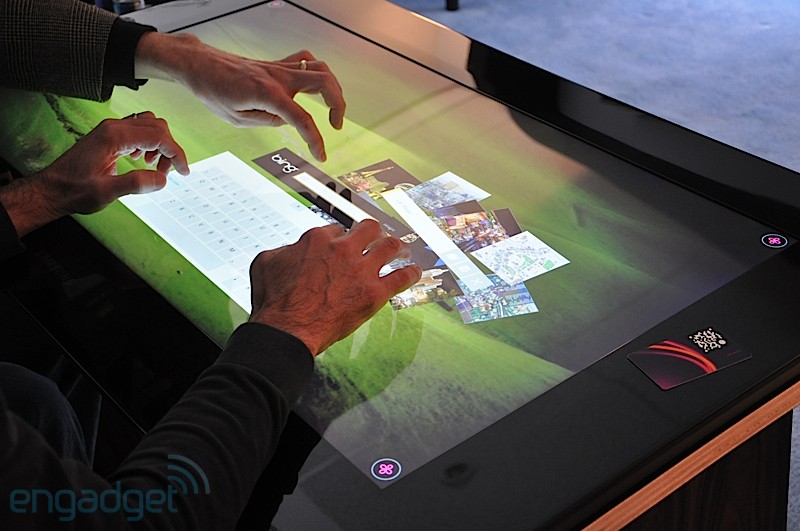 Info Space Blog: Samsung Surface SUR40 Multi-touch Table