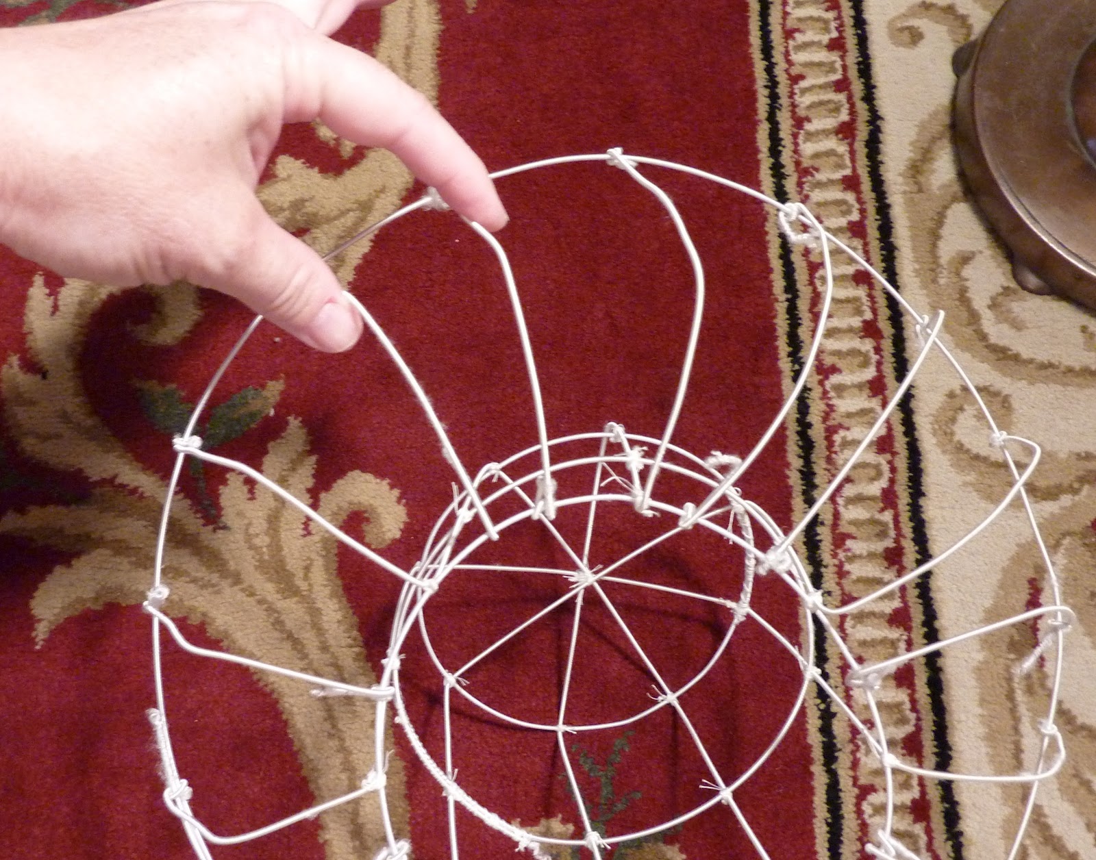 Beauty From Ashes: Wire Frame Hat How To...Part 4