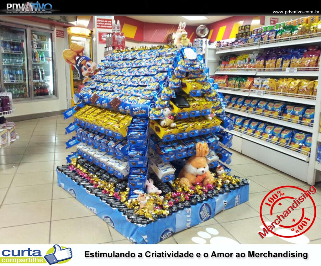 Trabalho de Merchandising Páscoa "Mondelez" ~ PDV Ativo