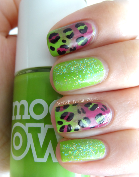 Cheetah Print Nails Pink