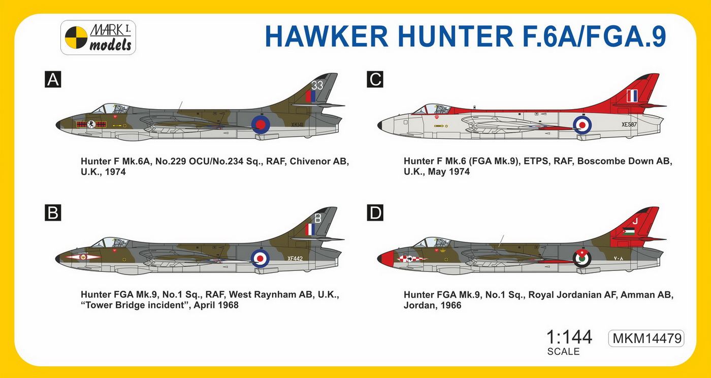 Kampfgruppe 1/144: 1/144 Hawker Hunter F.6A/FGA.9 ‘Elegant Fighter ...