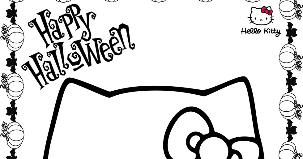 Effortfulg: Hello Kitty Halloween Coloring Pages