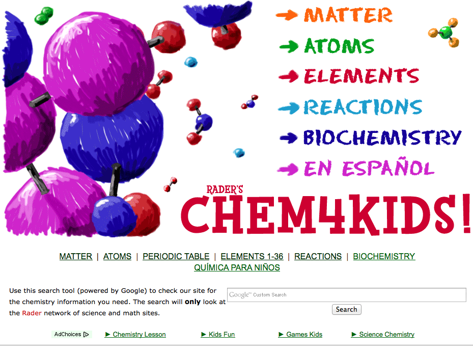 Hello USA: chem4kids