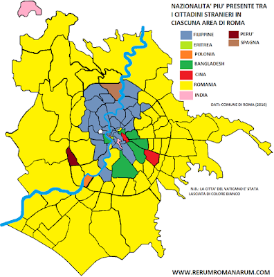 Rerum Romanarum: Popolazione straniera nel Comune di Roma - Dato ...