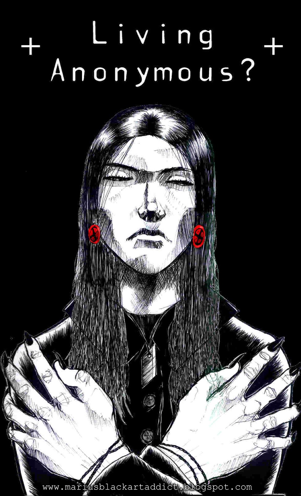 Marius Black Art Addict: Living Anonymous