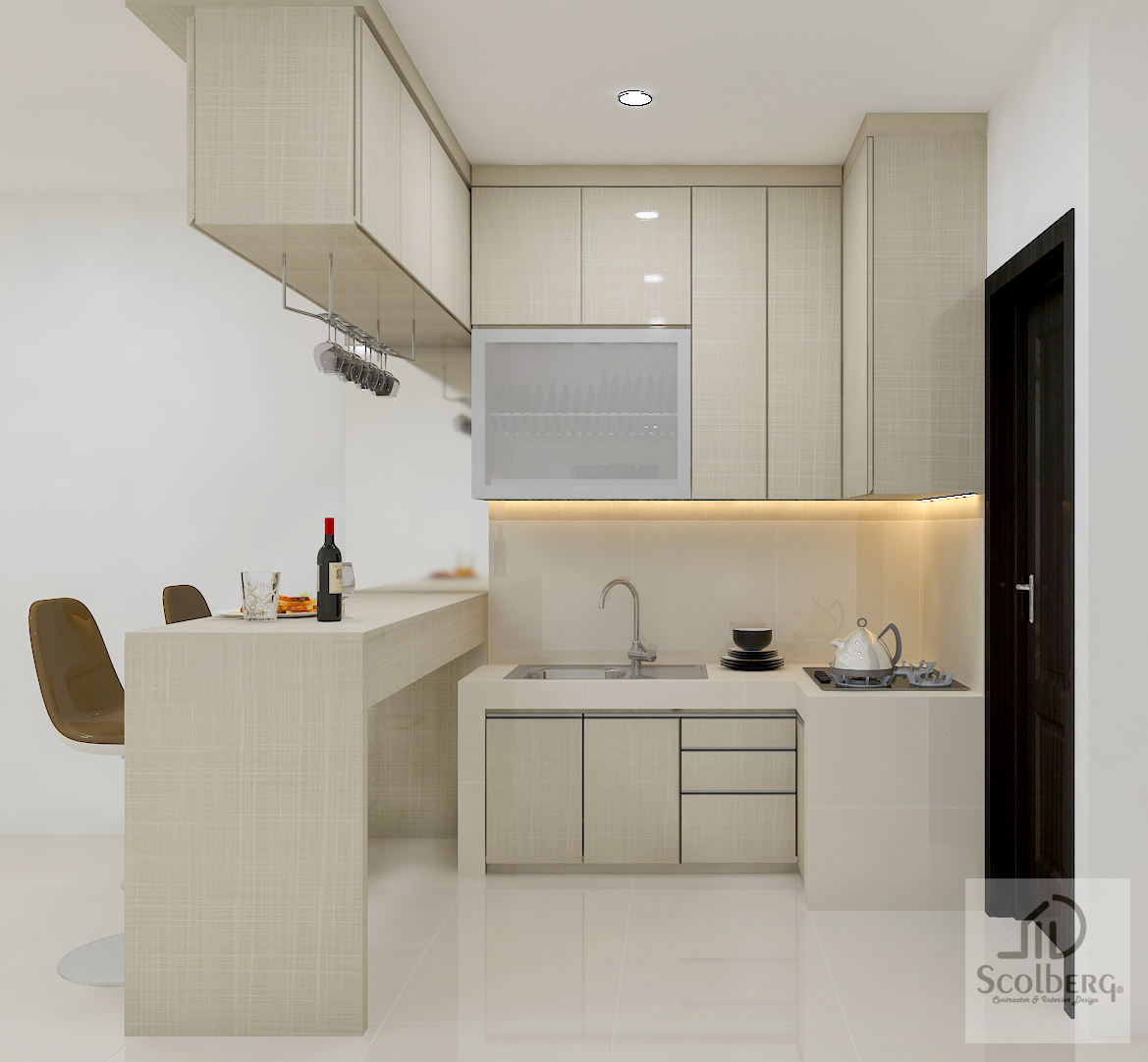 Pantry and Bar "Simple and clean" ~ INTERIOR DESIGN