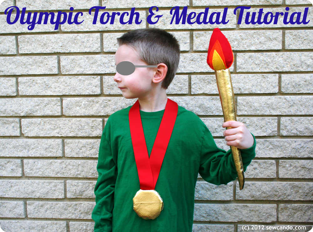 Sew Can Do: Go For The Gold: Make A Plush Olympic Torch & Gold Medal