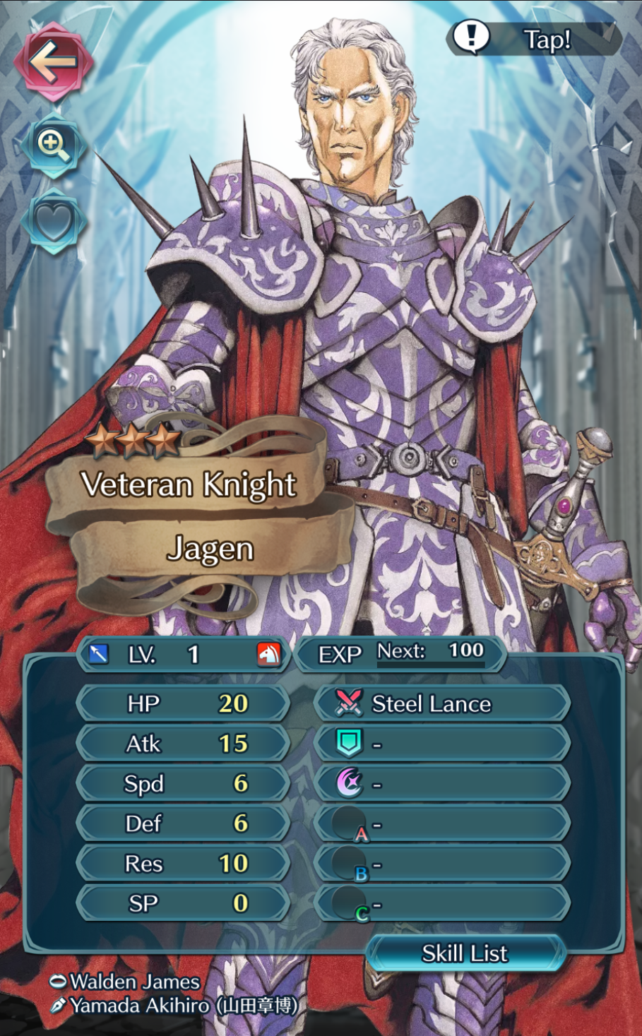 Fire Emblem: Heroes : Character: Jagen