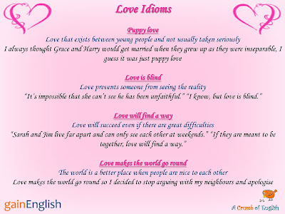 VALENTINE'S DAY LOVE IDIOMS