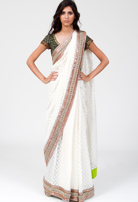 7 Contoh Model Baju Sari India Asli Terbaru 2016