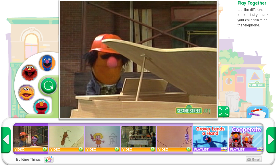 English Elda: Sesame Street. Sesame Playlists