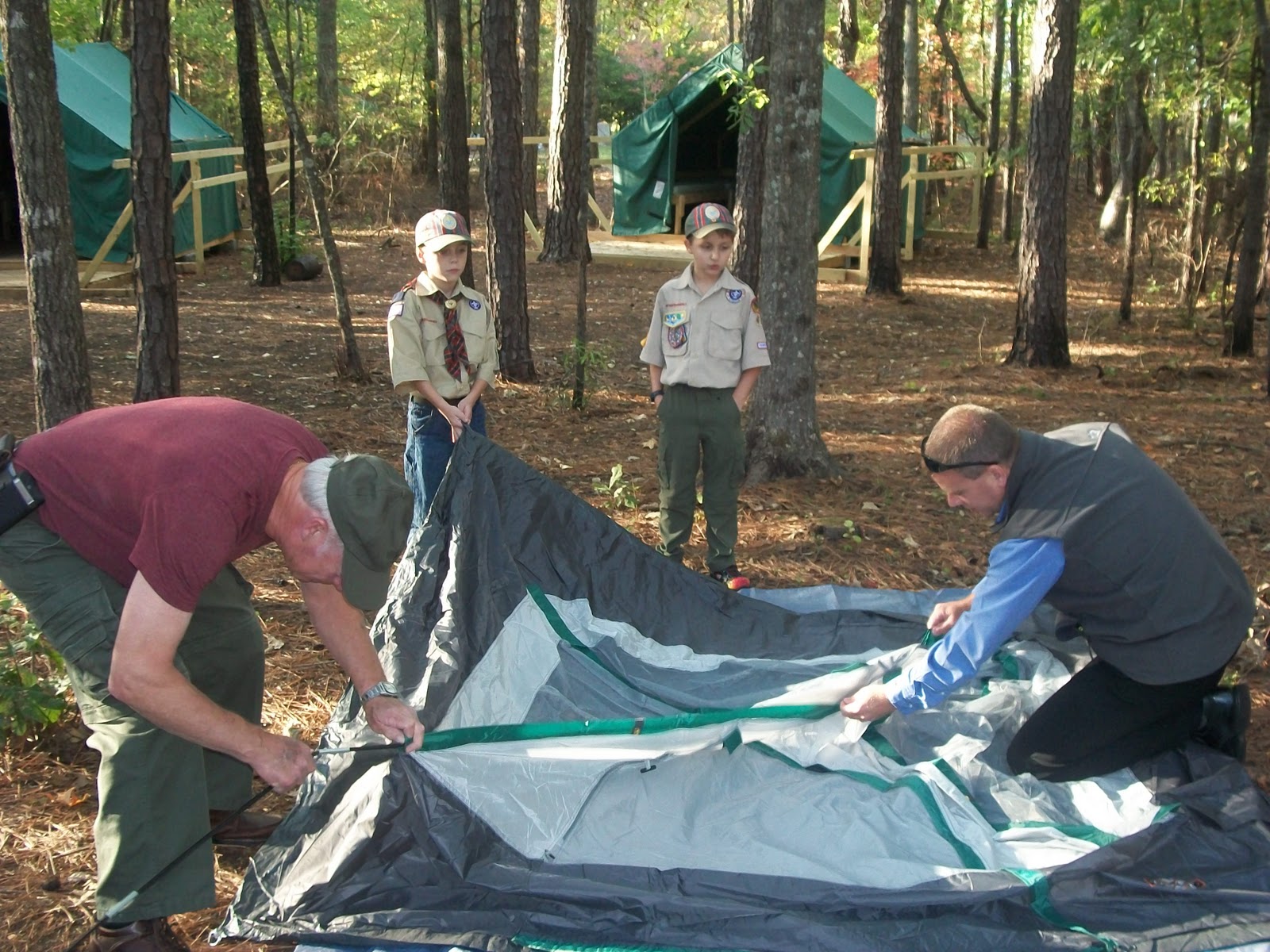 The Boys....and Me: First Scouts Camping Trip