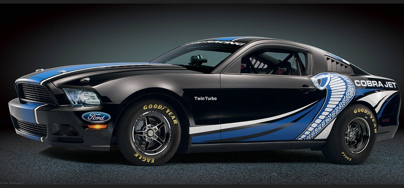 MUSCLE CAR COLLECTION : 2016 Mustang Jet Cobra Drag Race Car Review