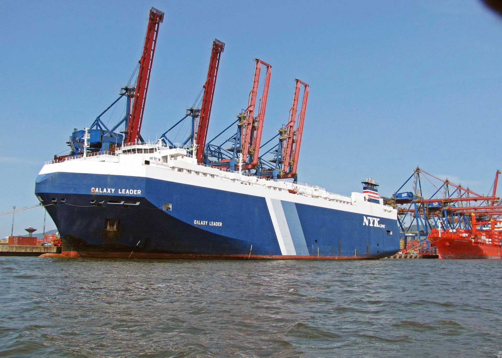 Santos Shiplovers: PCTC Galaxy Leader / C6SO2 - Operando no TEV e ...