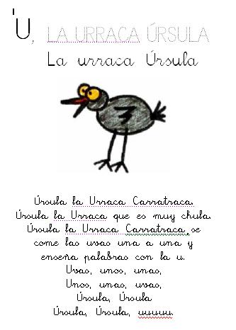 Promoción 2012 2015: El zoo de las letras: Urraca Úrsula
